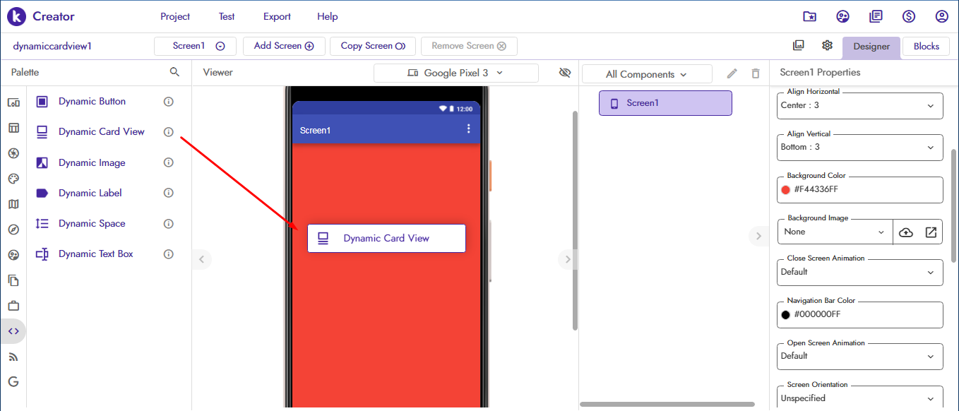 Cara Menggunakan Dynamic Card View Di Kodular Tutorial Blok 0482