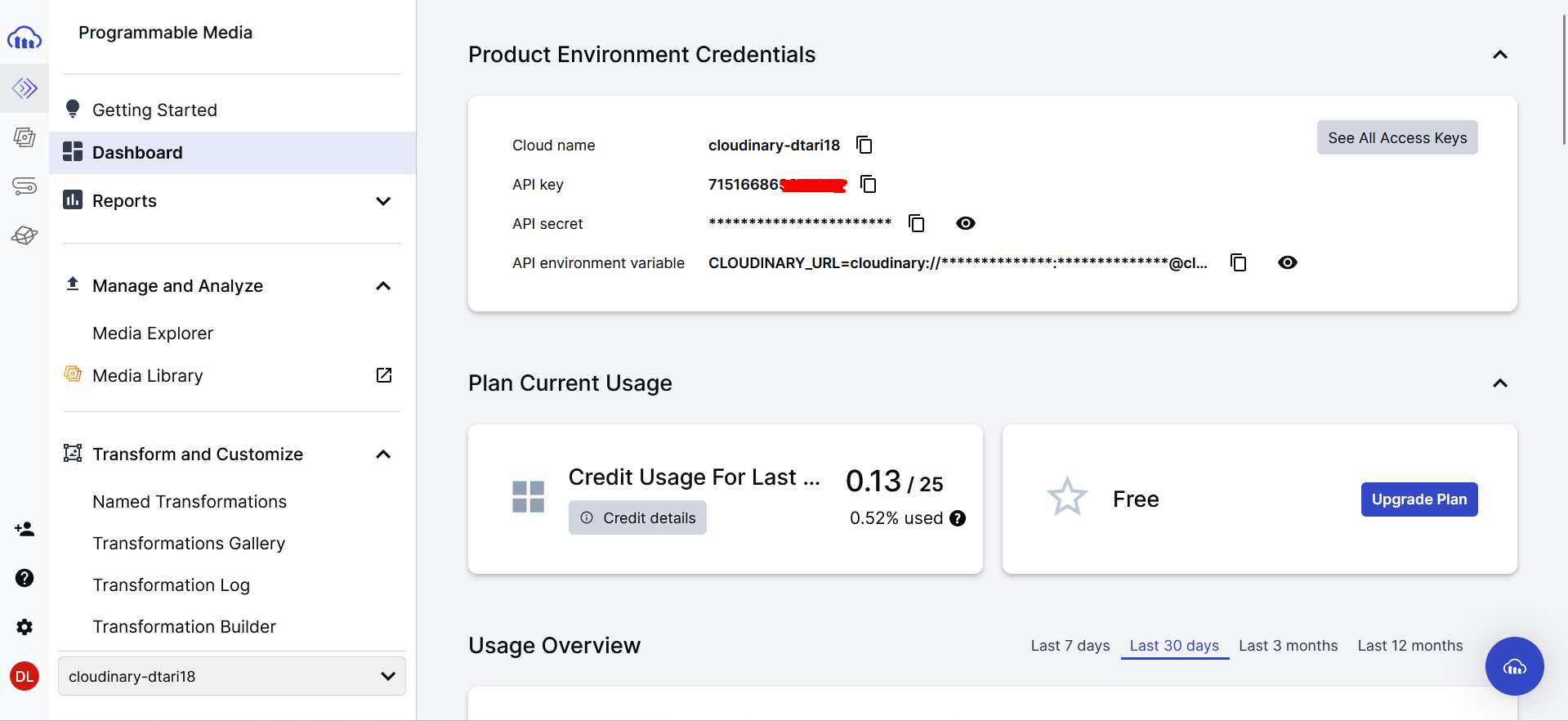 Cara Mendapatkan API Key, Secret Key, dan Cloud Name di Cloudinary ...