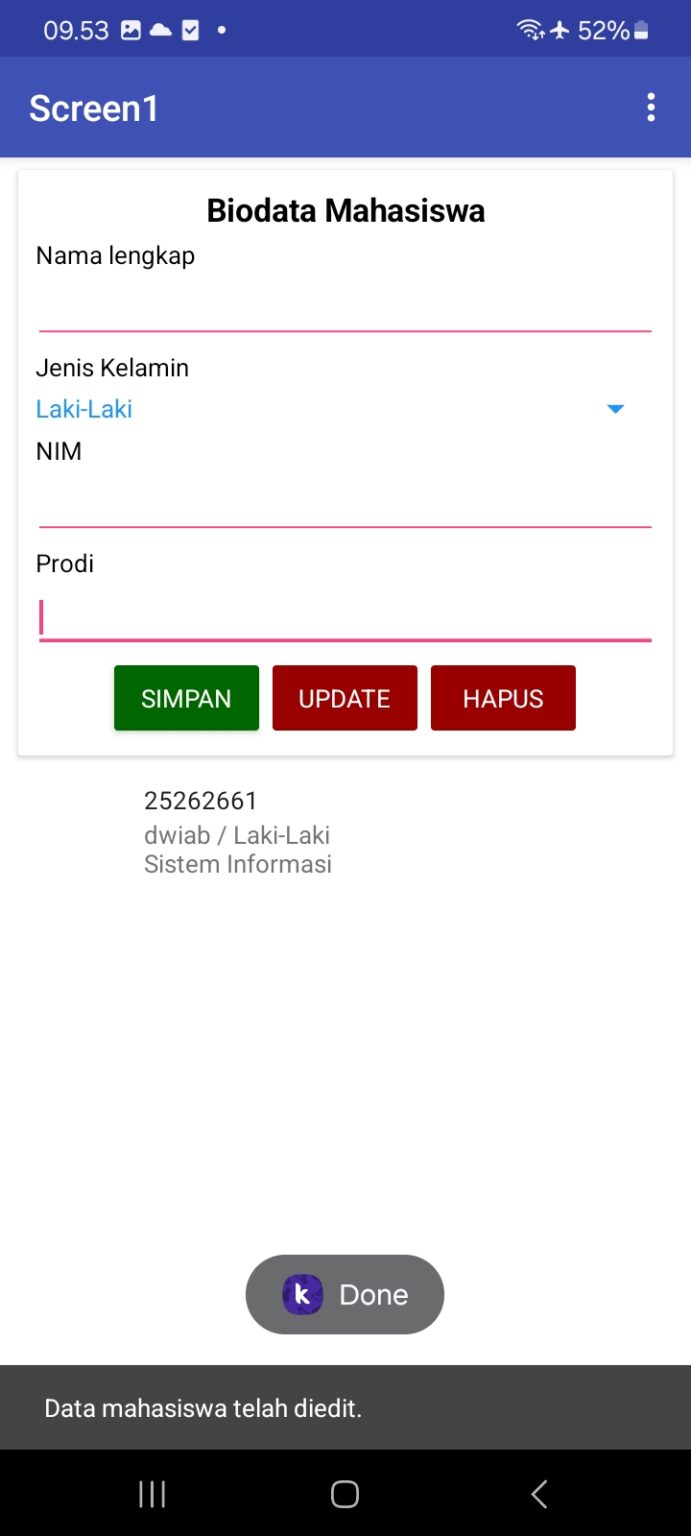 Cara Membuat Aplikasi Sederhana dengan CRUD SQLite di Kodular ... Cara Membuat Aplikasi Sederhana dengan CRUD SQLite di Kodular ...