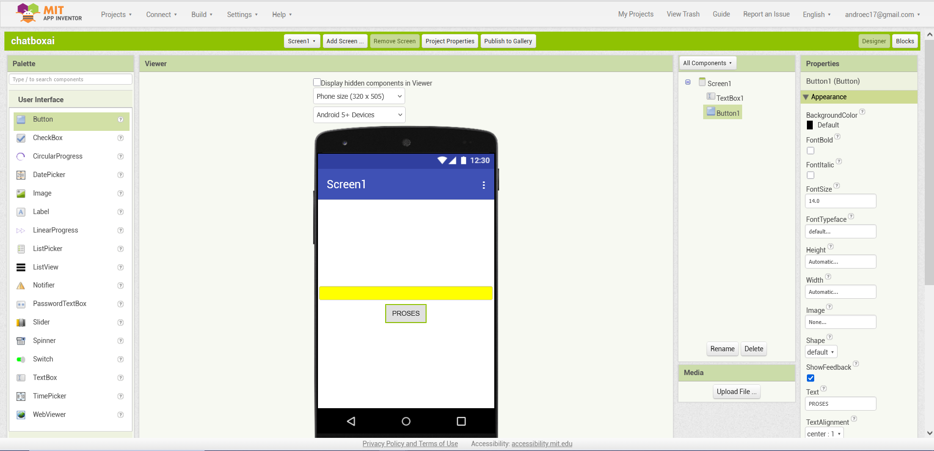 Cara Membuat Fitur ChatBot AI di App Inventor 2 - Tutorial Blok ...